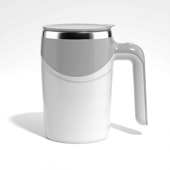Avdolw One-Button Automatic Stirring Mug, 304 Stainless Steel Spill ...