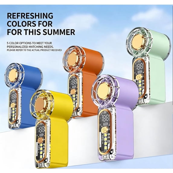 Avdolw Portable Handheld Fan Mini USB Rechargeable Fan - High - Powered ...