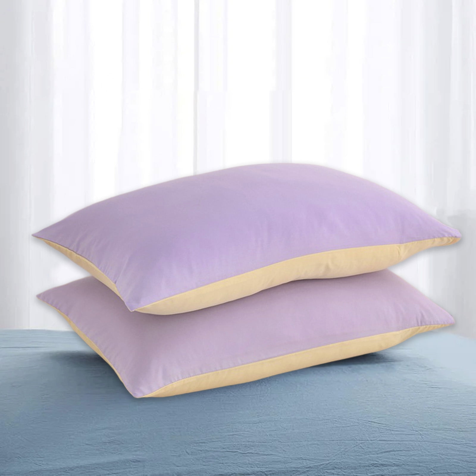 Avdolw Set of 2 Pillow Shams with Envelope Closure, Soft Breathable ...