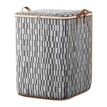 Large Collapsible Storage Bin with Lid and Handle 180L Storage ...