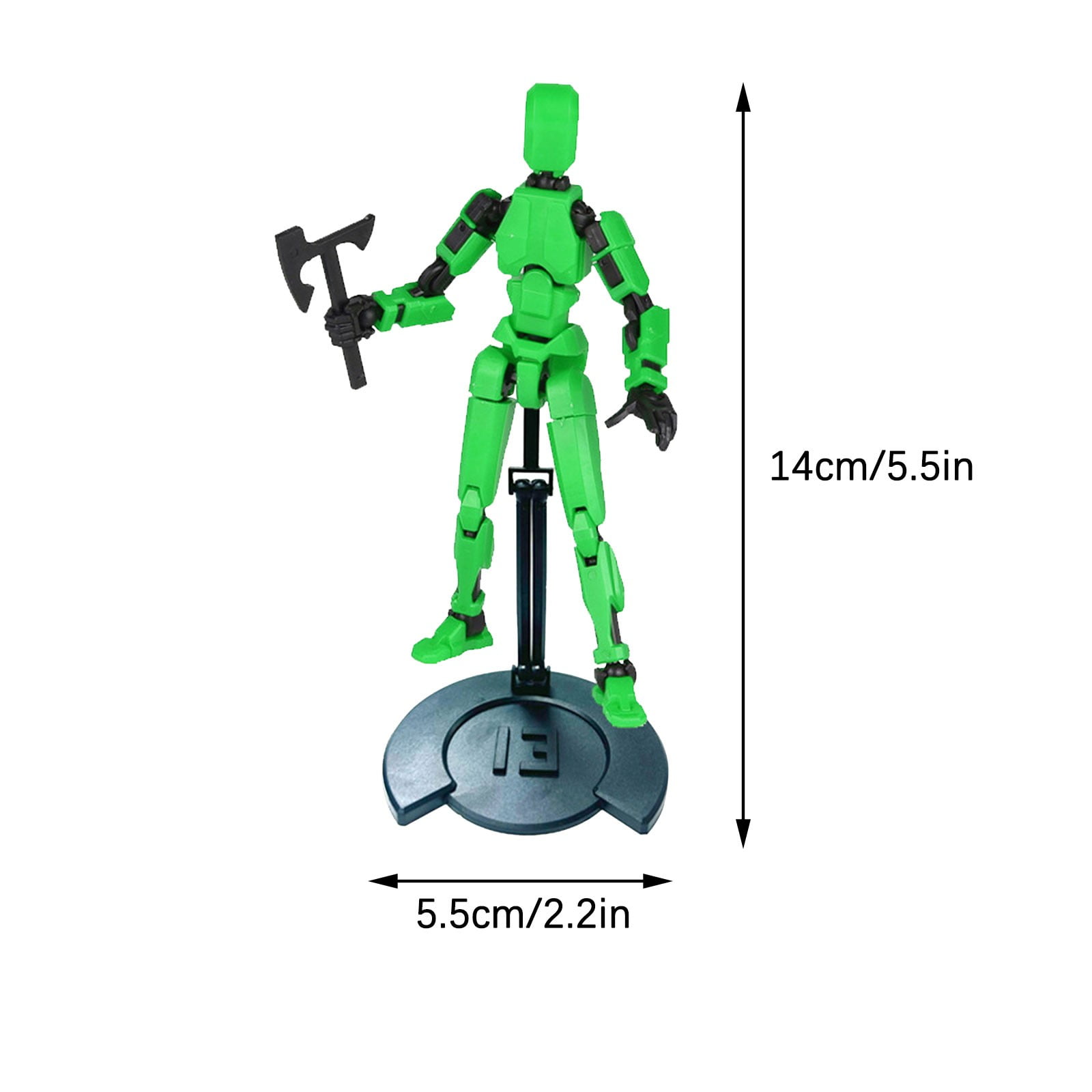 Avdolw Third Generation T13 Action Figure, 3D Printed Human Body Model ...