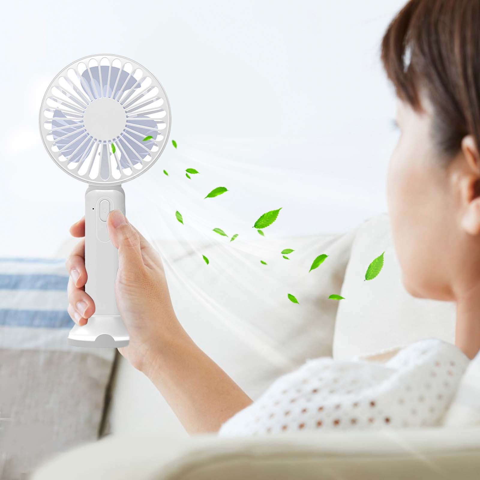 Avdolw USB Handheld Small Fan - Mini Portable Rechargeable Fan for ...