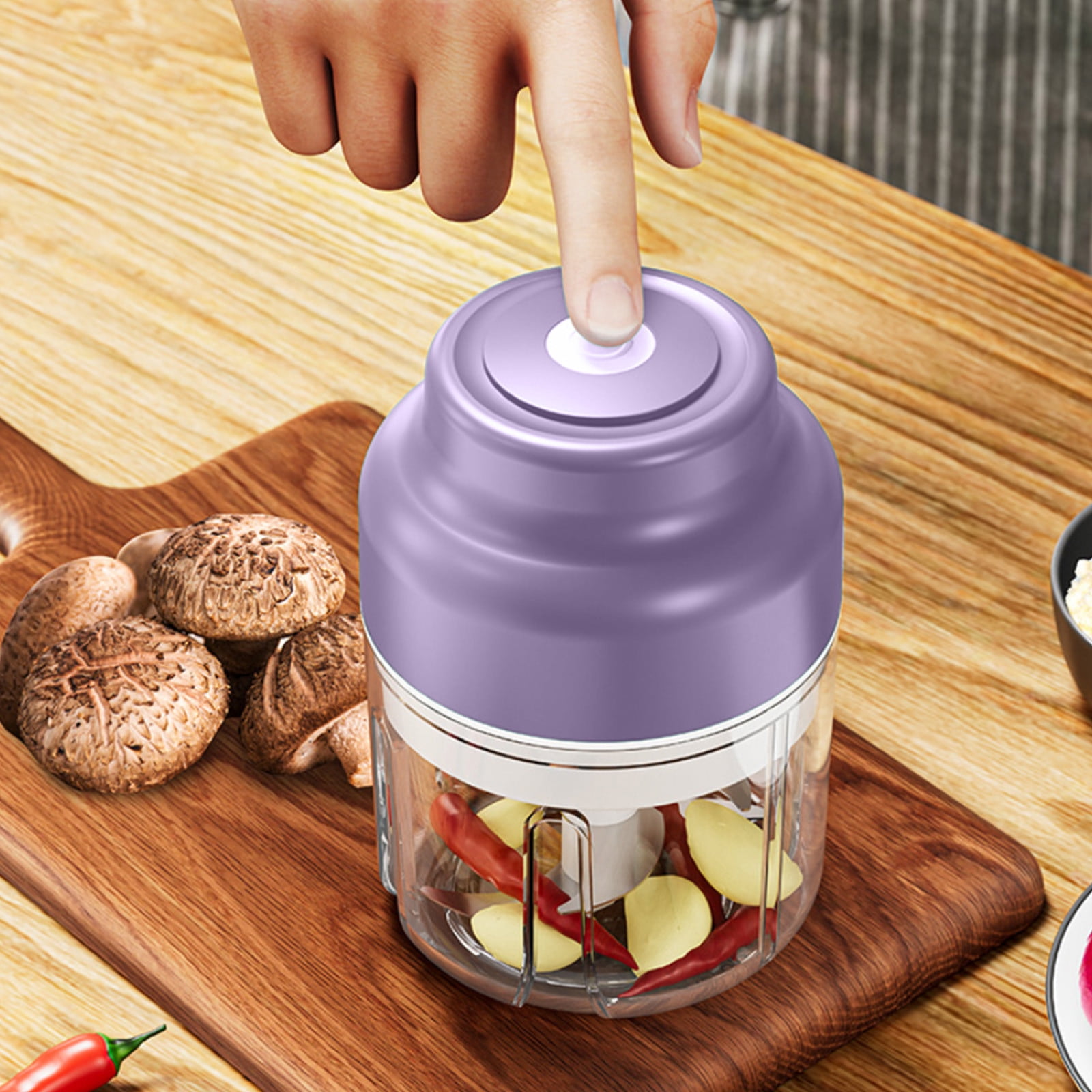 Avdolw Wireless Mini Garlic Puree Machine, Automatic Stirring and ...