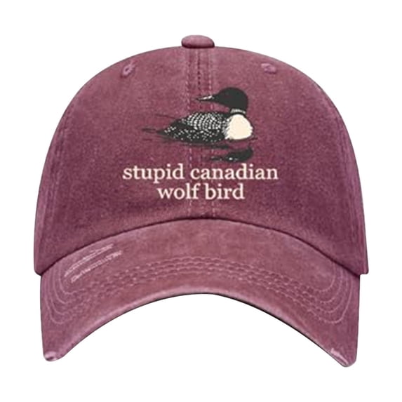 Avdolw Wolf Birds Unisex Baseball Cap - Adjustable Metal Buckle Hat for ...