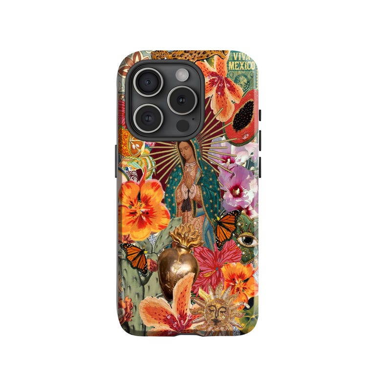 Ave Maria collage Catholic phone case, European summer religious art ...