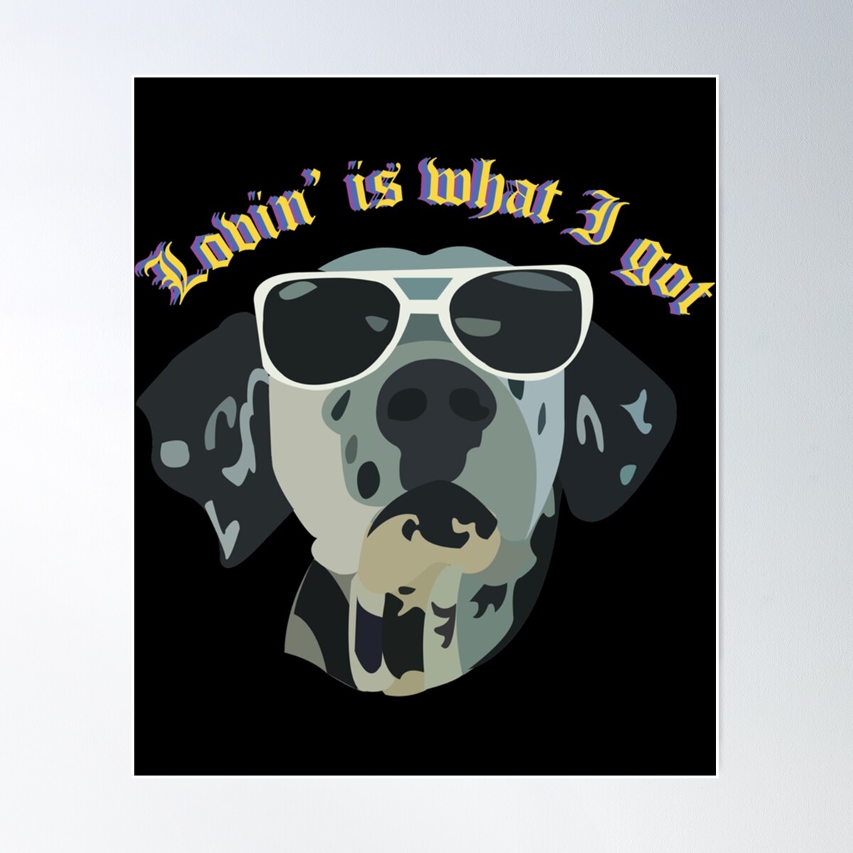 Avec Un Lou Dog Vectorisã© (Le Meilleur Membre Du Groupe) . Classique ...