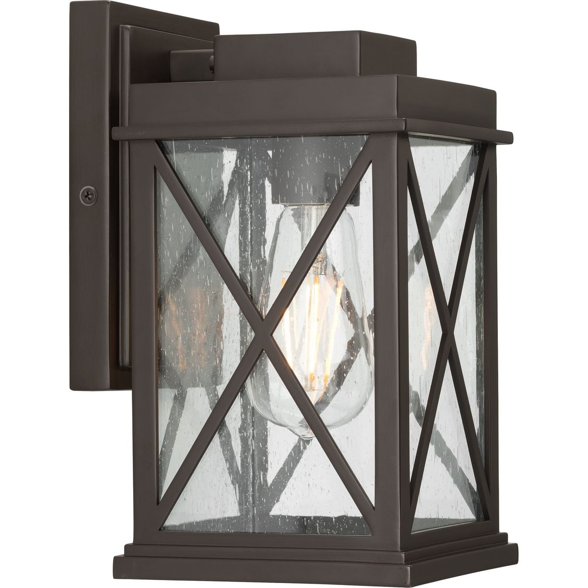 Avec Wrenna Collection Farmhouse Bronze Outdoor Wall Lantern - Walmart.com
