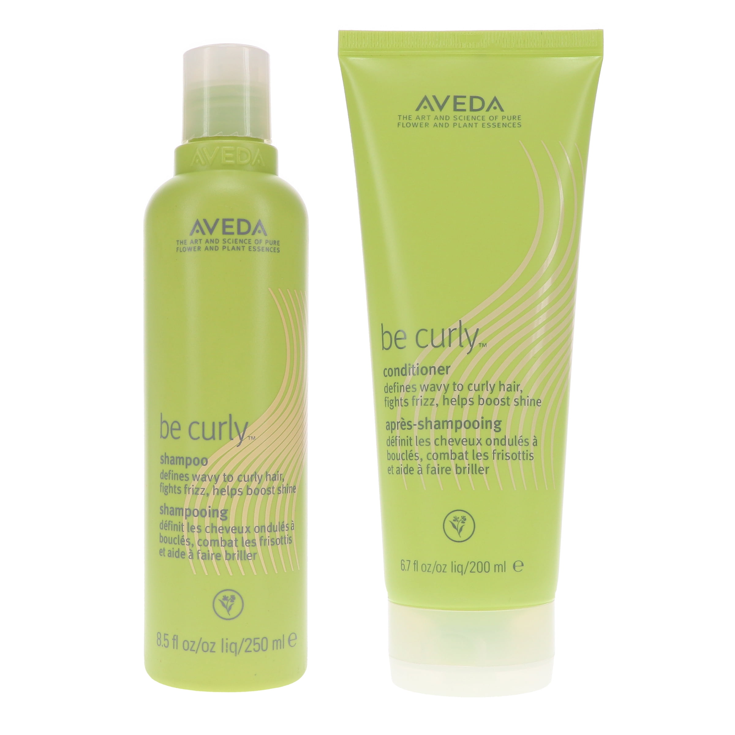 Aveda Be Curly Control Shampoo 8.5 oz & Conditioner 6.7 oz Combo Pack ...