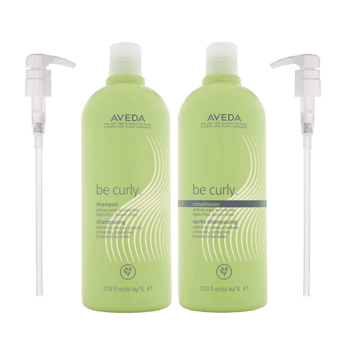 Aveda Be Curly Botanical Control Shampoo & Conditioner, 33.8 oz Pumps ...