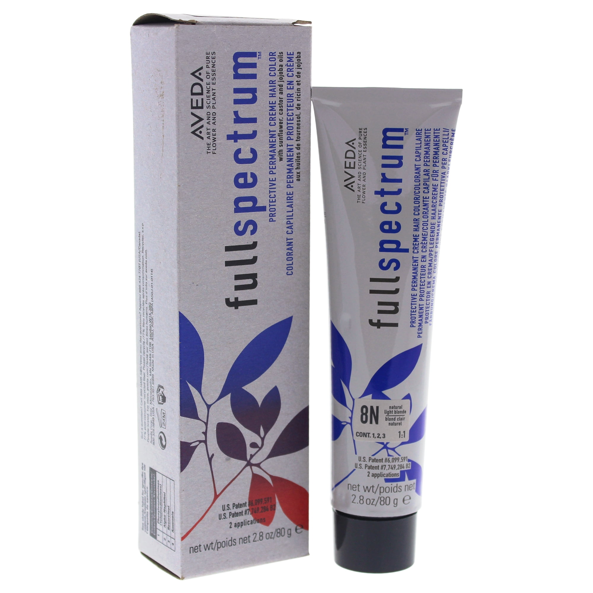 Aveda Care Full Spectrum Protective Permanent Creme Hair Color, 8N ...