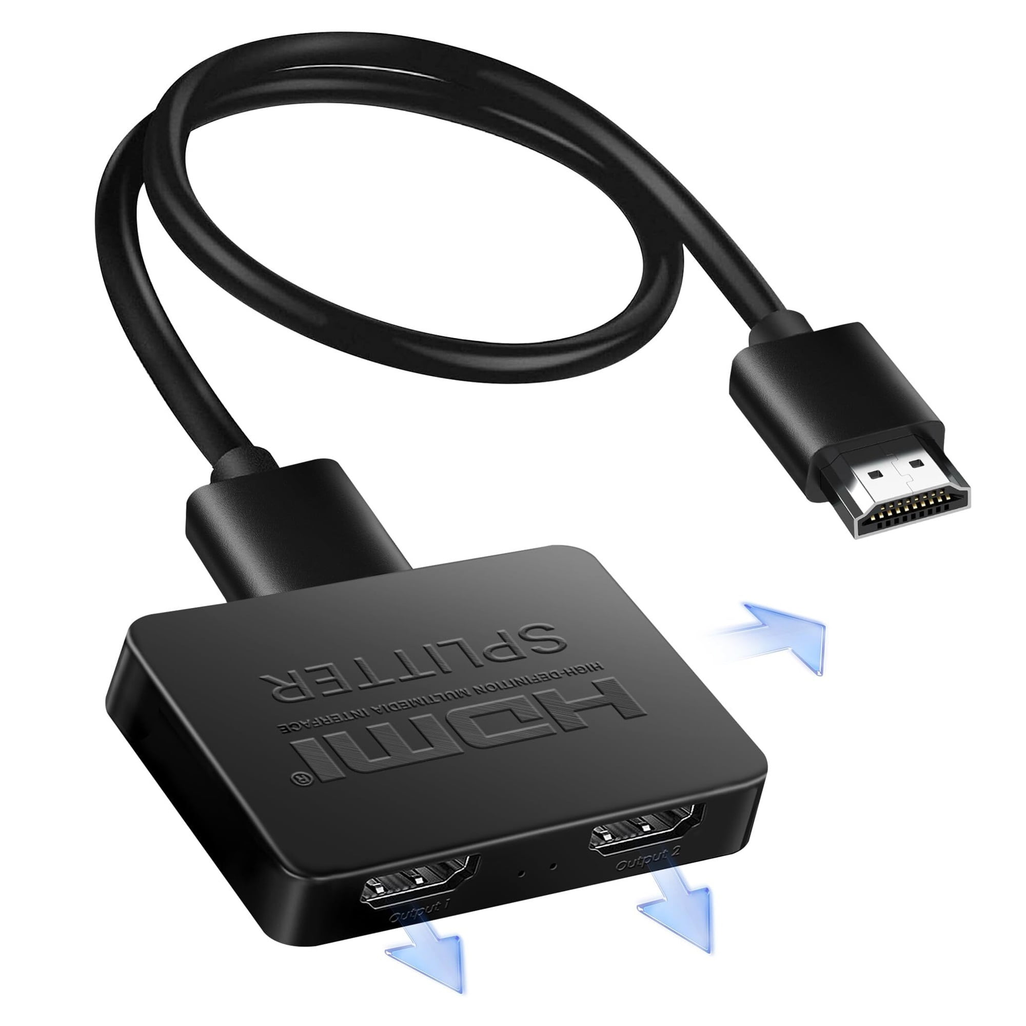 Avedio links HDMI Splitter 1 in 2 Out [with 4 Feet HDMI Cable] Mirror ...