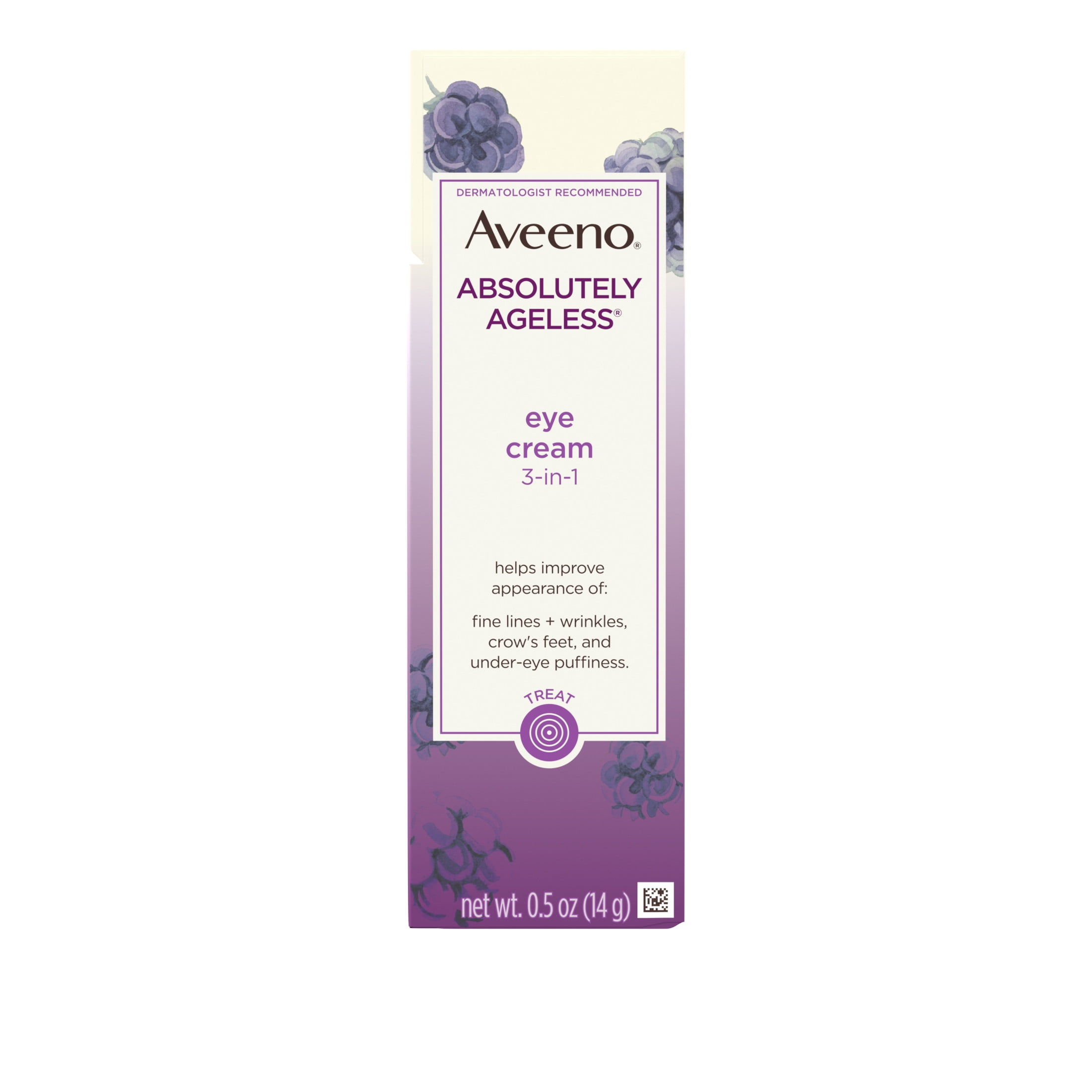 Aveeno Absolutely Ageless 3-in-1 Anti-Wrinkle Eye Cream, Hypoallergenic ...