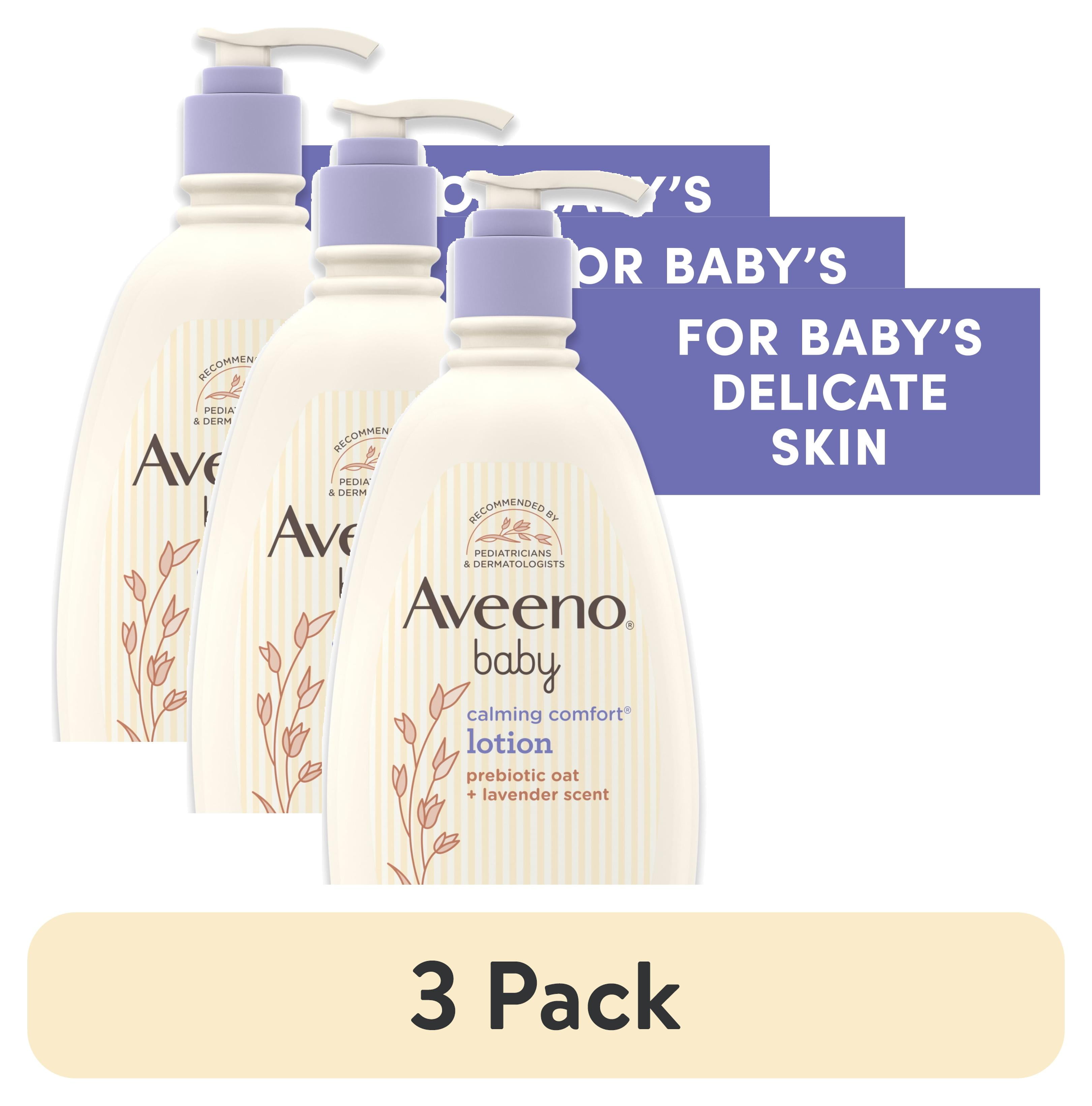(3 pack) Aveeno Baby Calming Comfort Moisturizing Bedtime Body Lotion ...