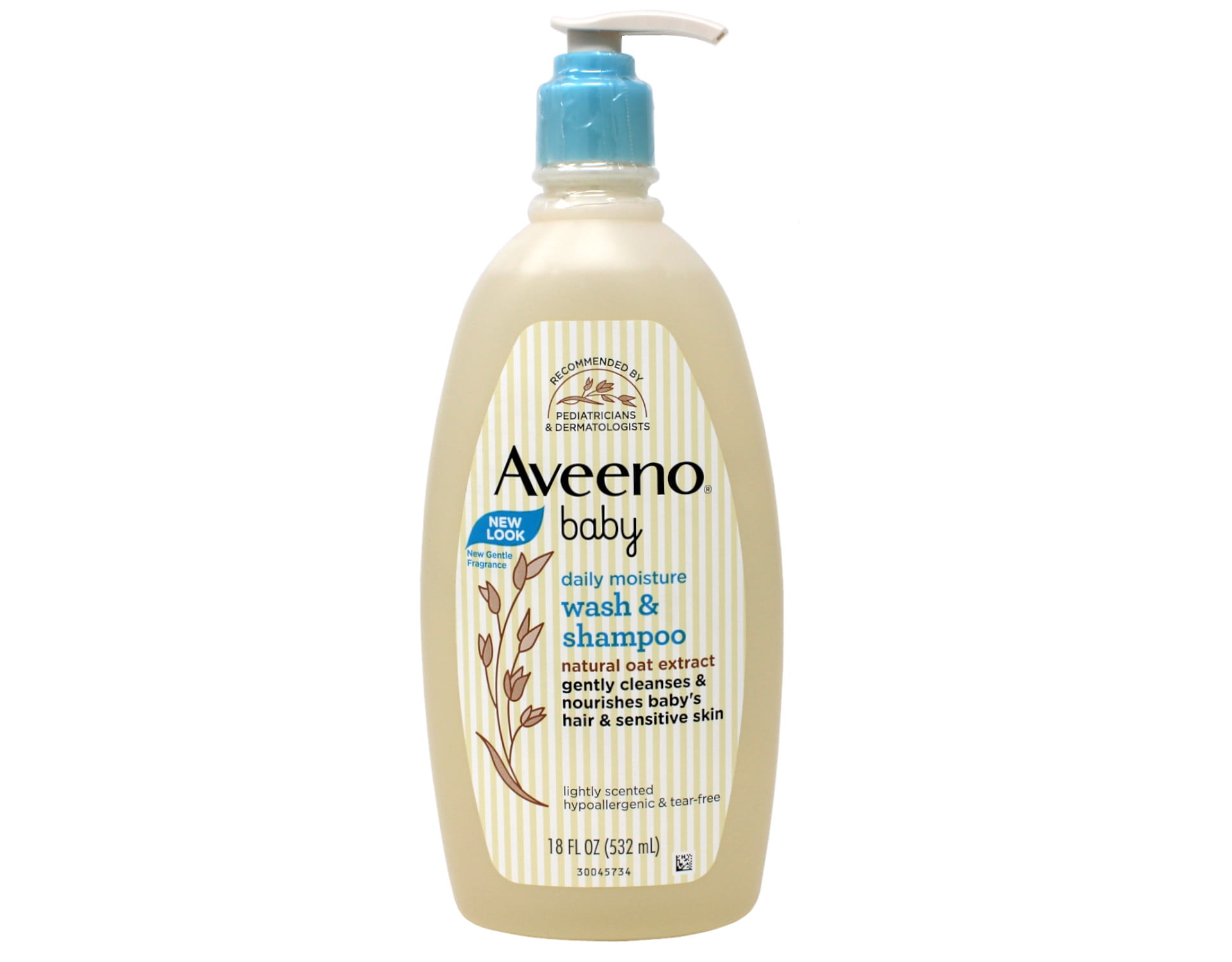 Aveeno Baby Daily Moisture Gentle Bath Wash & Shampoo with Natural Oat ...