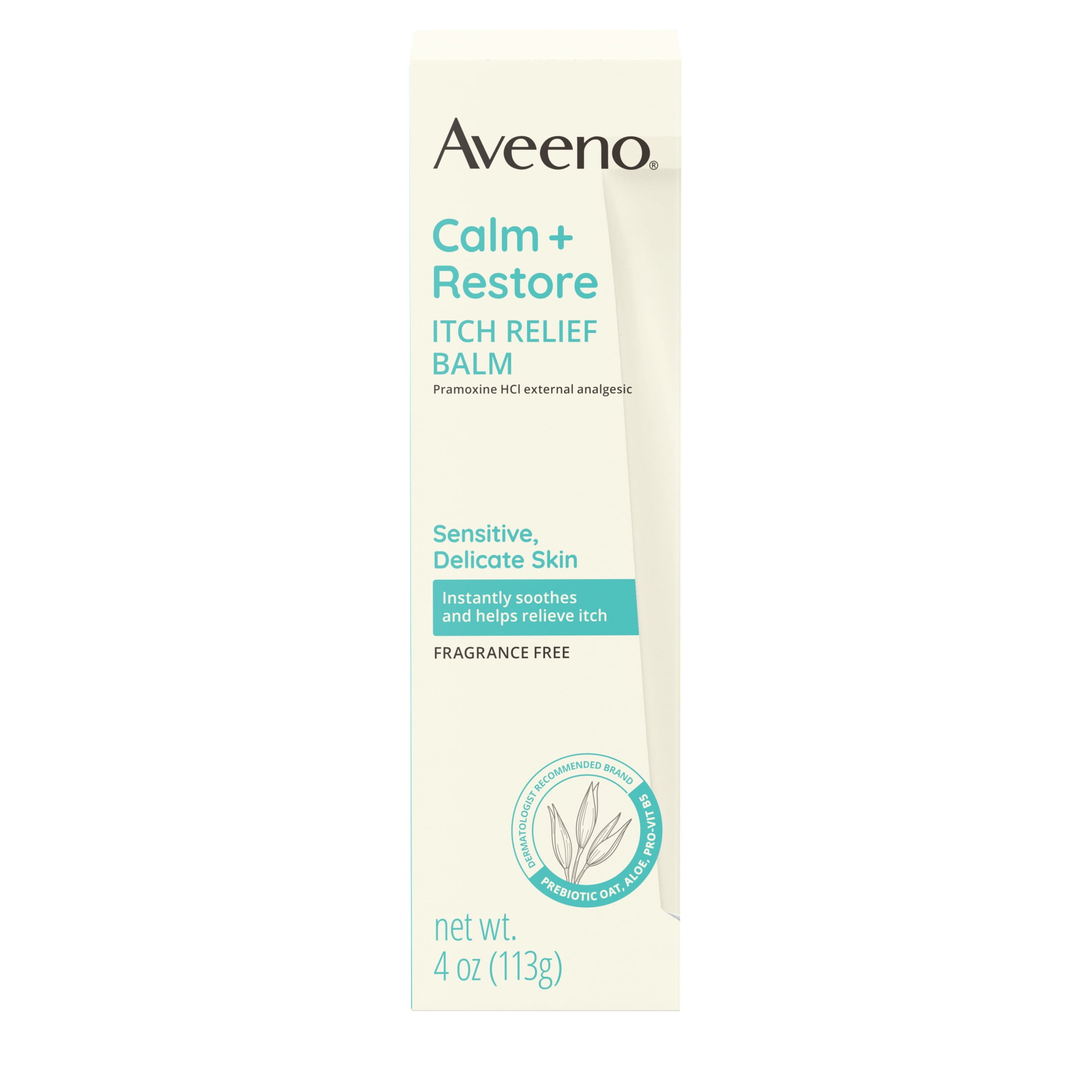 Aveeno Anti-Itch Relief Balm for Sensitive Skin, 4 oz - Walmart.com