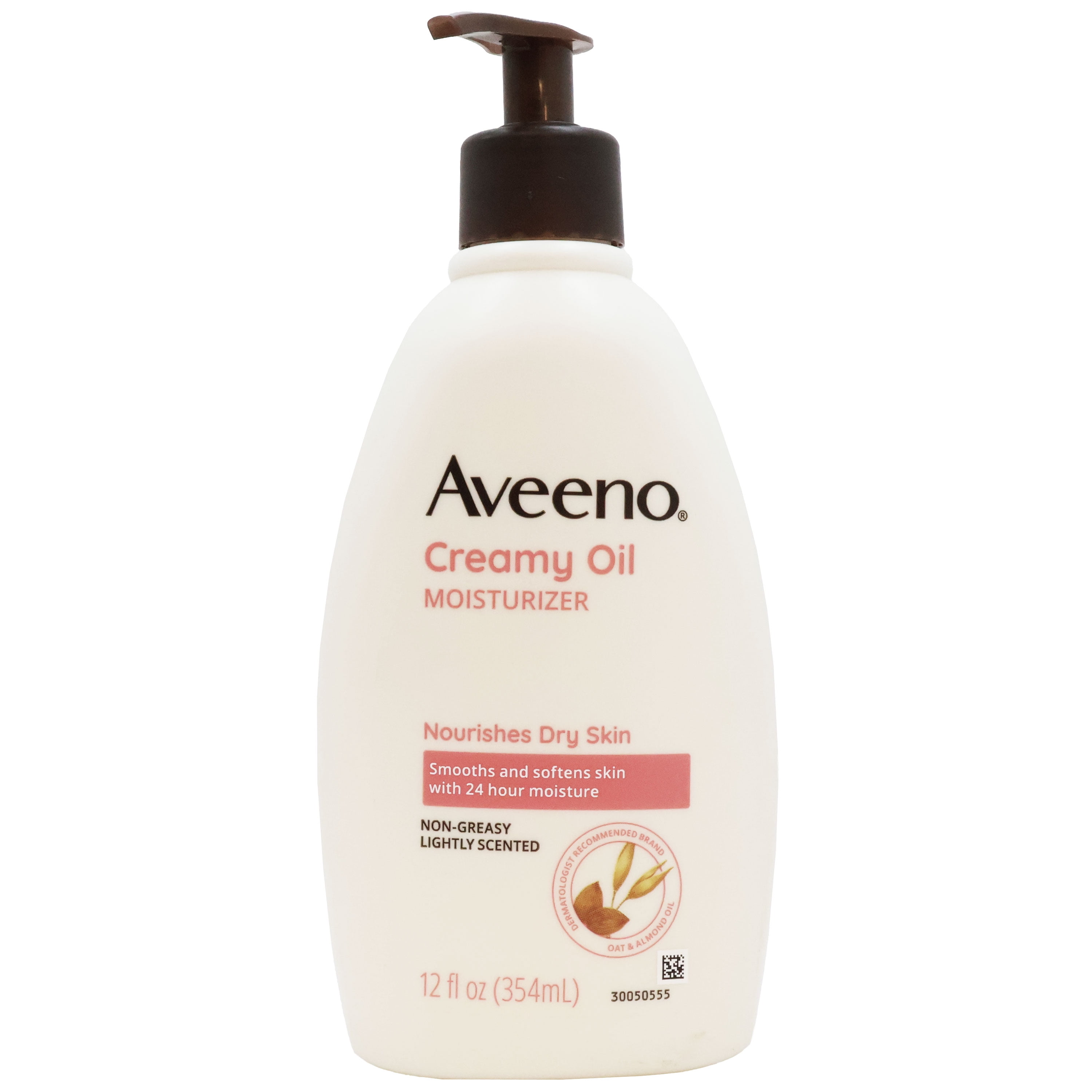 Aveeno Creamy Moisturizing Body Oil for Dry Skin, 12 Oz, Pack of 1 ...