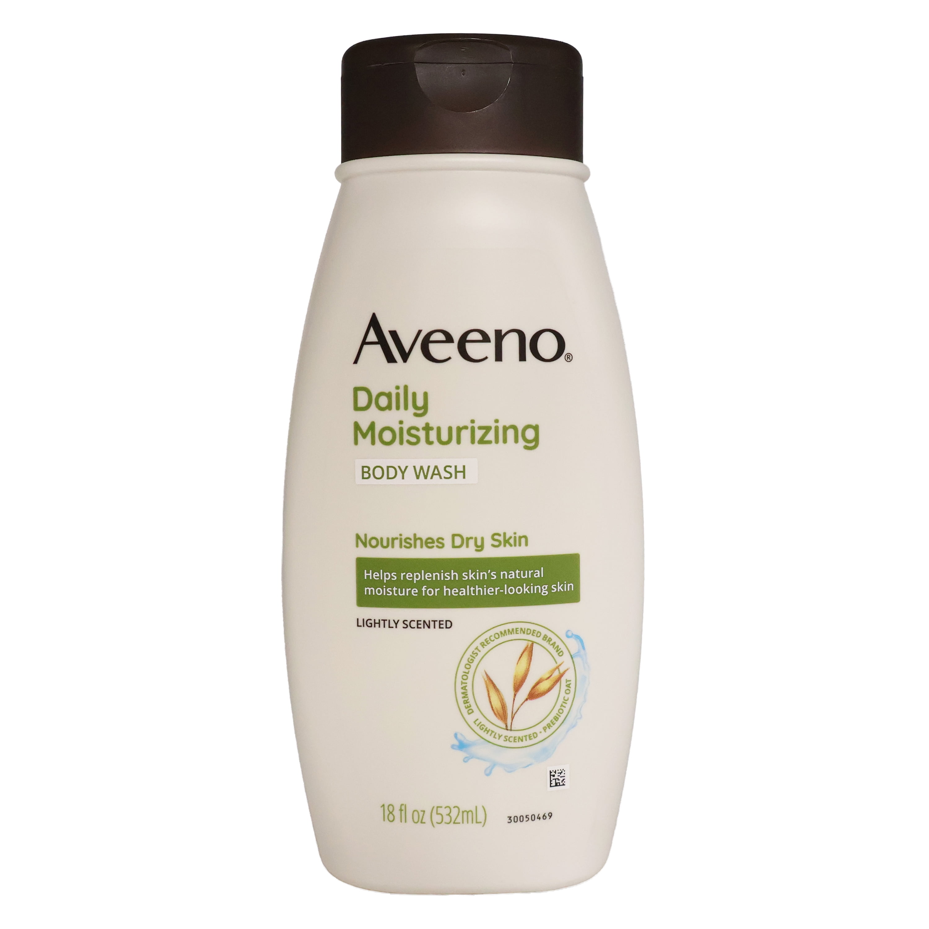 Aveeno Daily Moisturizing Body Wash Lightly Scented, 18 Oz., Pack of 3 ...