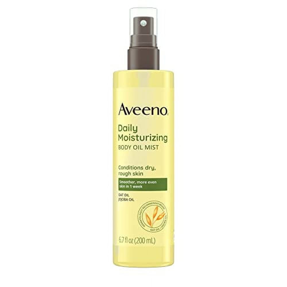 Aveeno Daily Moisturizing Dry Body Oil Mist with Oat and Jojoba Oil for ...