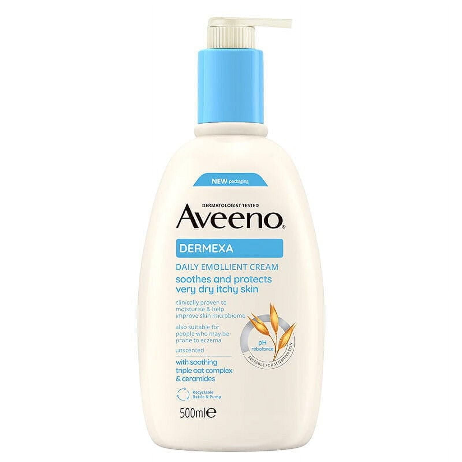Aveeno Dermexa Daily Emollient Cream 500 ml - Walmart.com