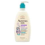 Aveeno Kids Gentle Face and Body Wash for Sensitive Skin 18 fl oz, 2-in ...