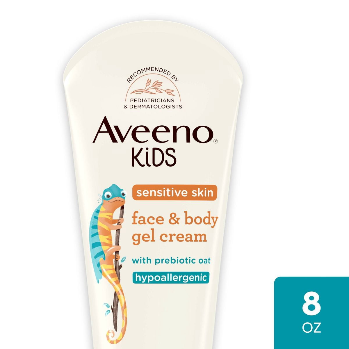 Aveeno Kids Sensitive Skin Face Body Gel Cream, Clinically Proven 24 ...
