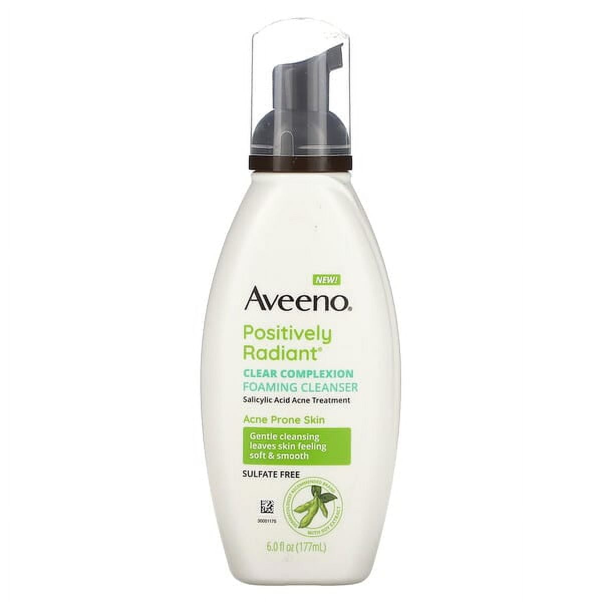Aveeno, Positively Radiant, Clear Complexion Foaming Cleanser, 6 fl oz ...