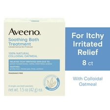 Aveeno Soothing Bath Treatment with Colloidal Oatmeal, Anti-Itch Relief ...
