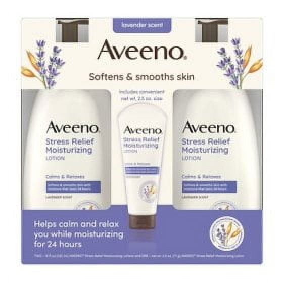 Aveeno Stress Relief Body Lotion, 3 count.pack of 2 - Walmart.com