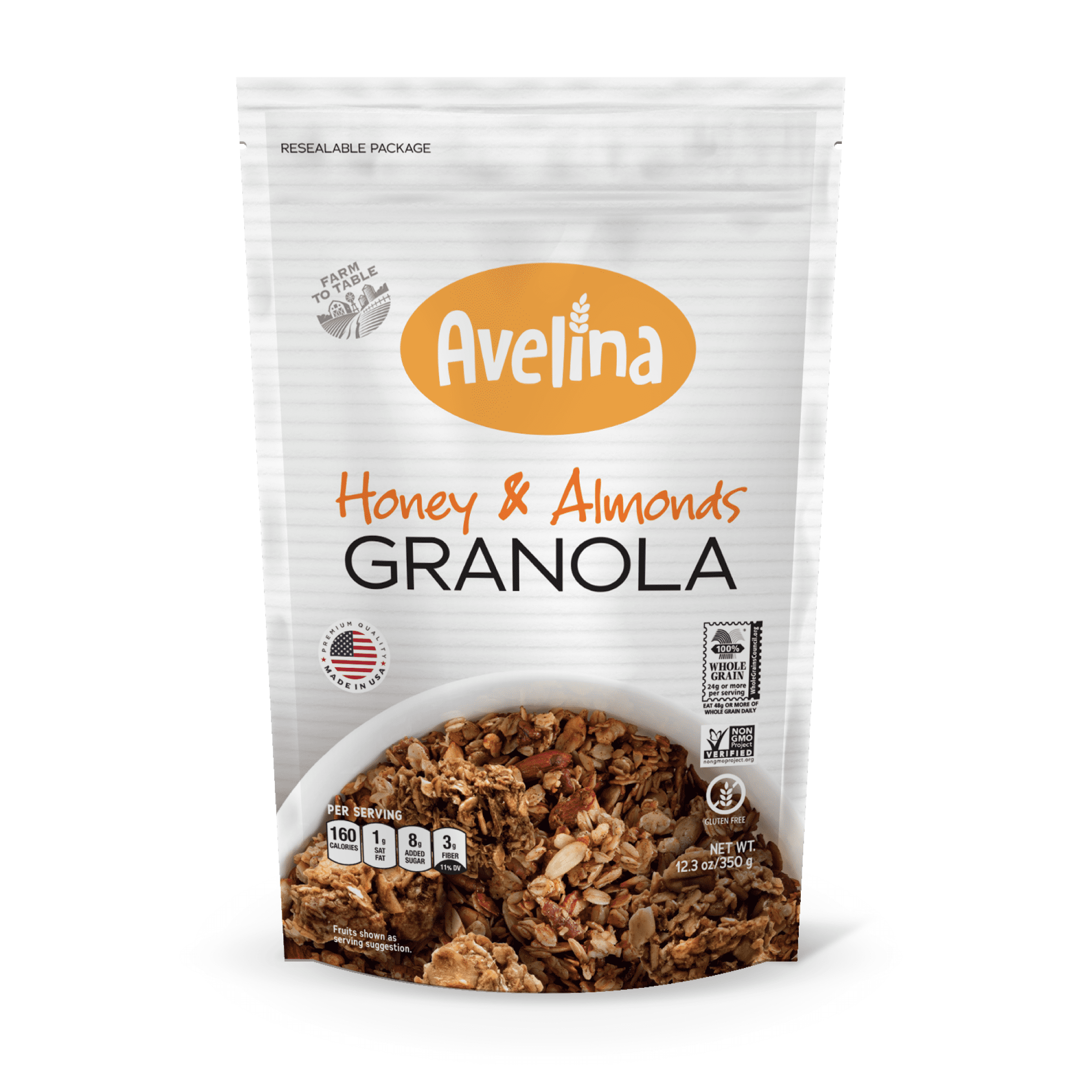 Avelina Natural Flavors Granola - Gluten-Free Healthy Oatmeal-Based ...