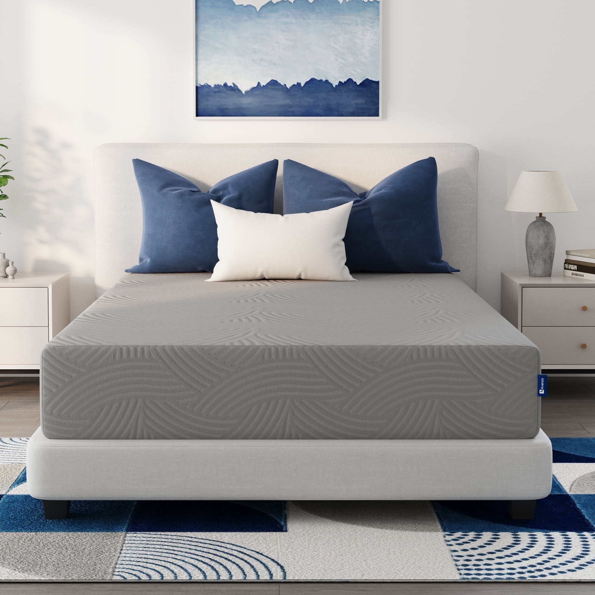 Avenco Essential 14" Memory Foam Strong Supportive Firm Mattress in a ...