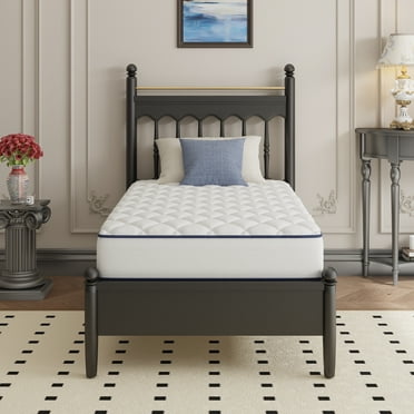 Home Life 6" Full Mattress: Medium-Firm Hybrid with Bonnell Springs and ...
