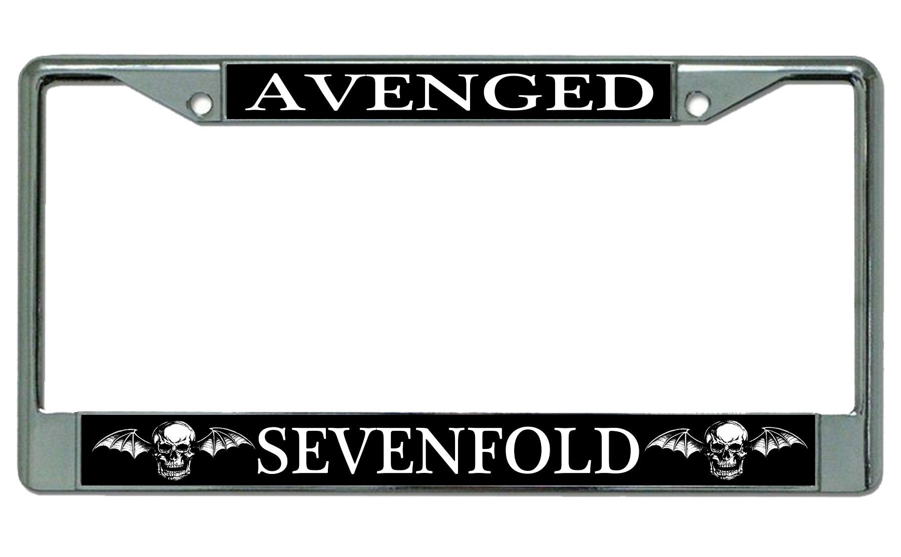 Avenged Sevenfold Chrome License Plate Frame - Walmart.com