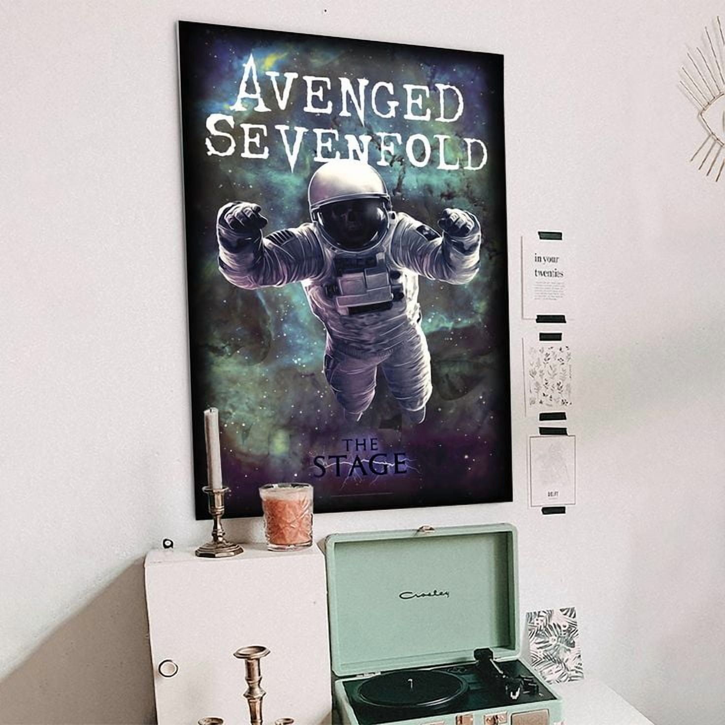 Avenged Sevenfold The Stage Textile Flag Poster NEW Size 24''x36 ...