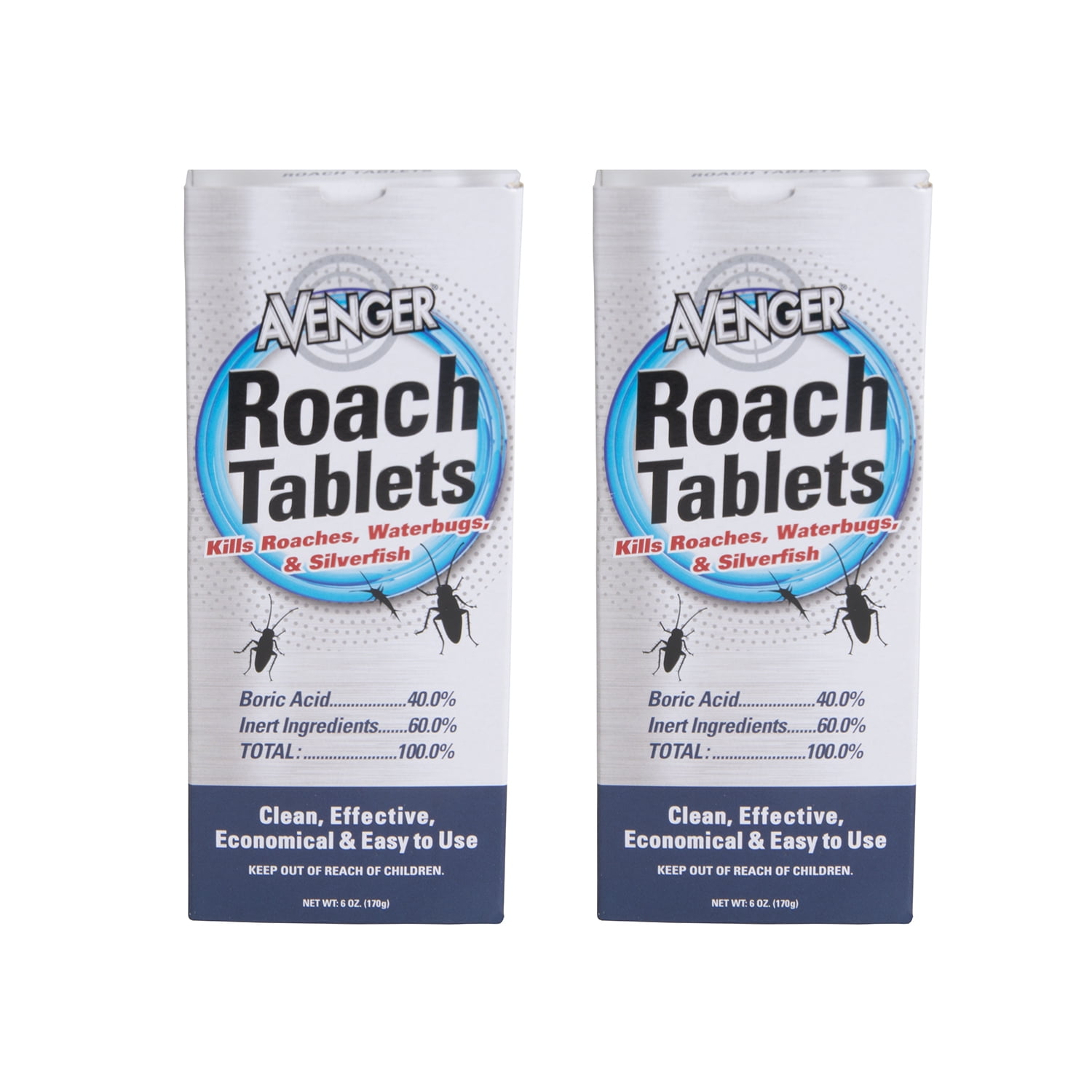 Avenger Roach Tablets 6-fl oz. (2-Pack): Ant and Cockroach Killer ...