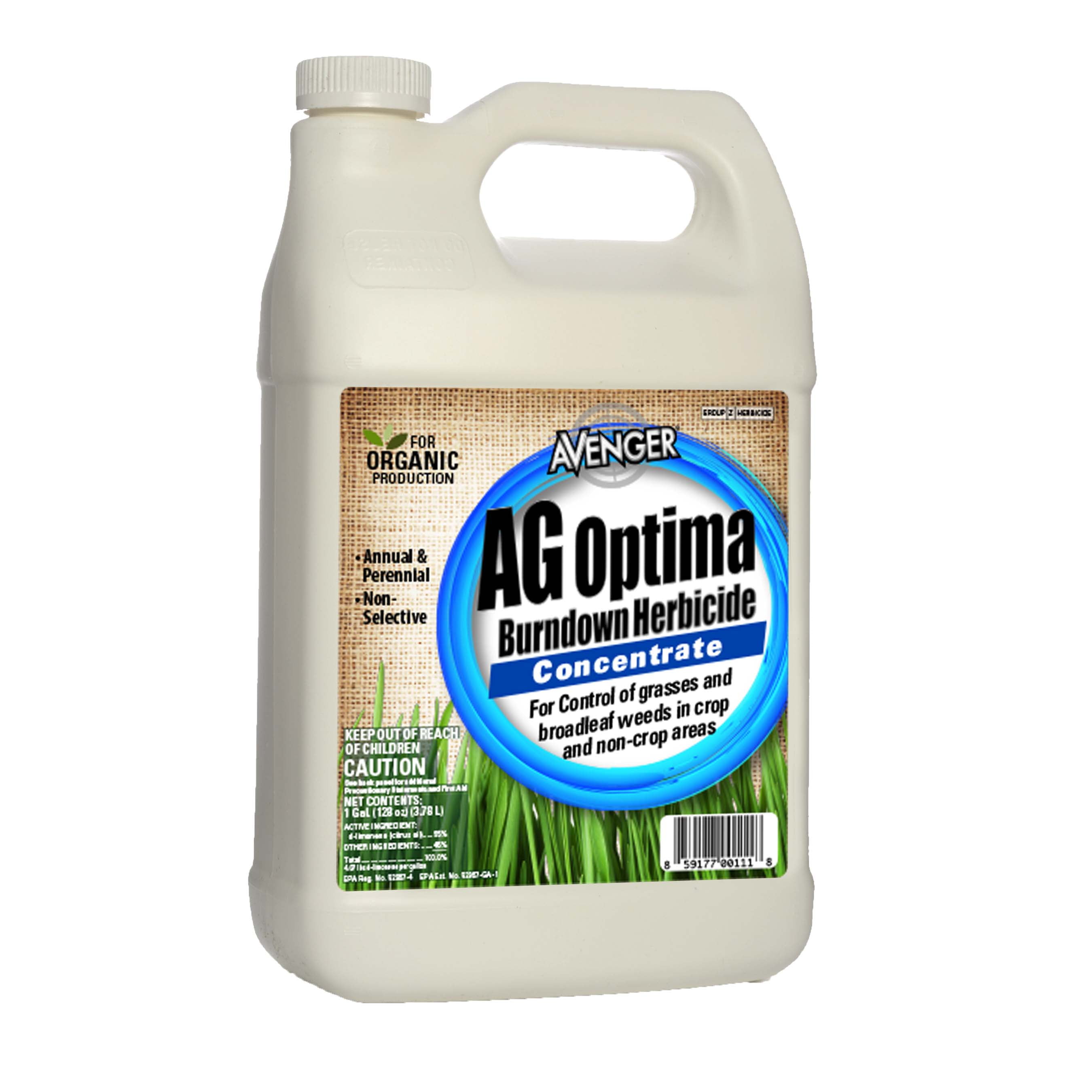 Avenger AG Optima Burndown Herbicide, Concentrate, 1 Gallon Bottle ...