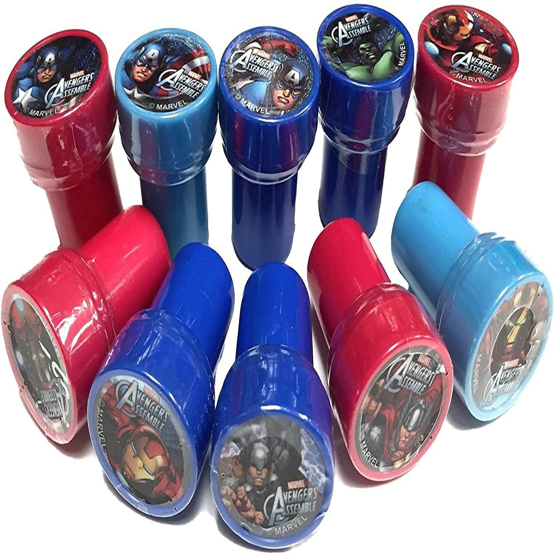 Avenger Marvels Self Inking Stamper Set - Birthday Party Favors Pack of ...