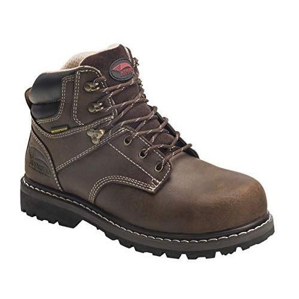Avenger Women's 6-inch Saber Steel Toe Waterproof PR Work Boots Brown ...