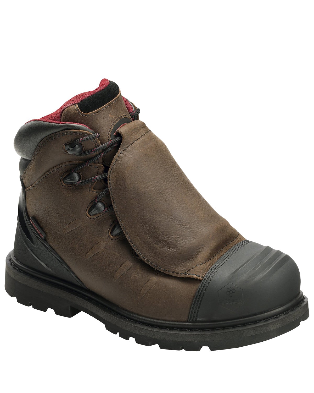 Avenger Work Boots Mens Hammer Waterproof Composite Toe Brown 7590 ...