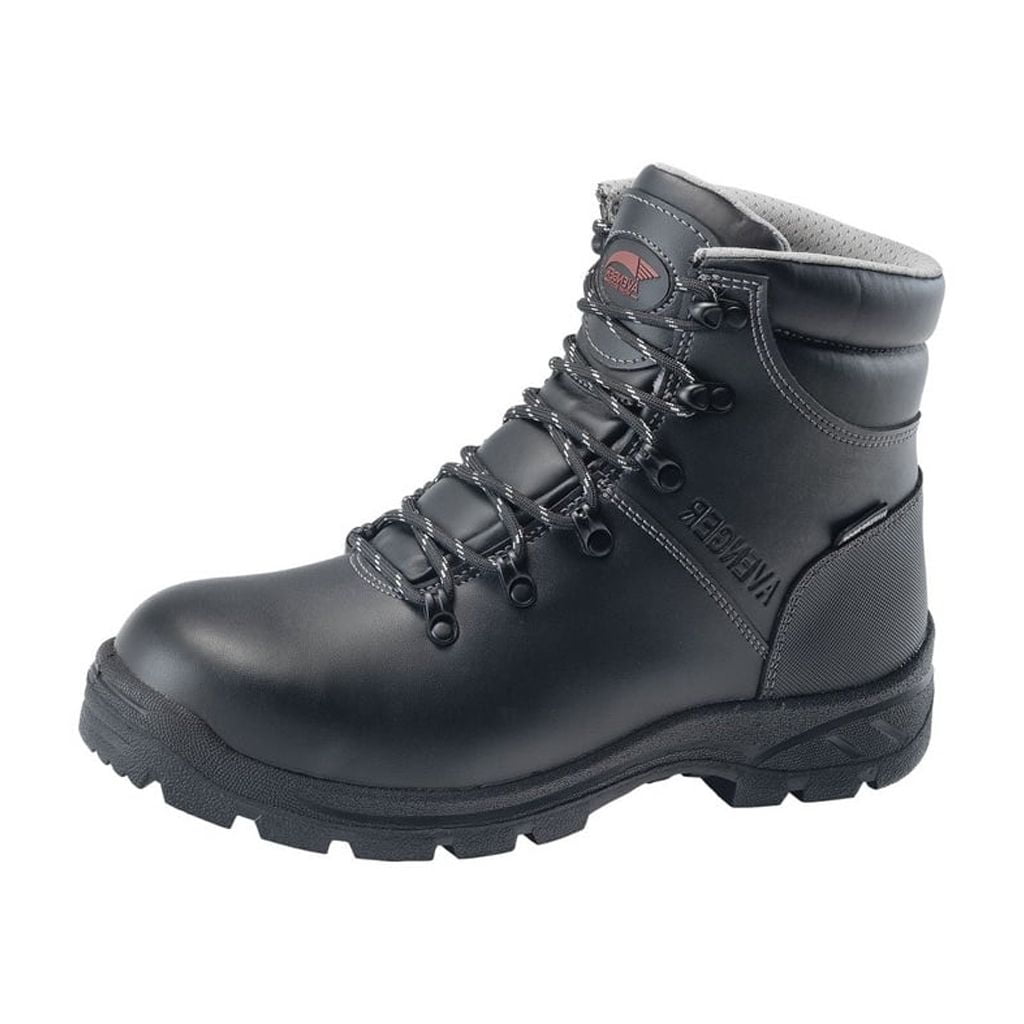 Avenger Work Boots Mens Waterproof Leather Insole Black A8624 - Walmart.com