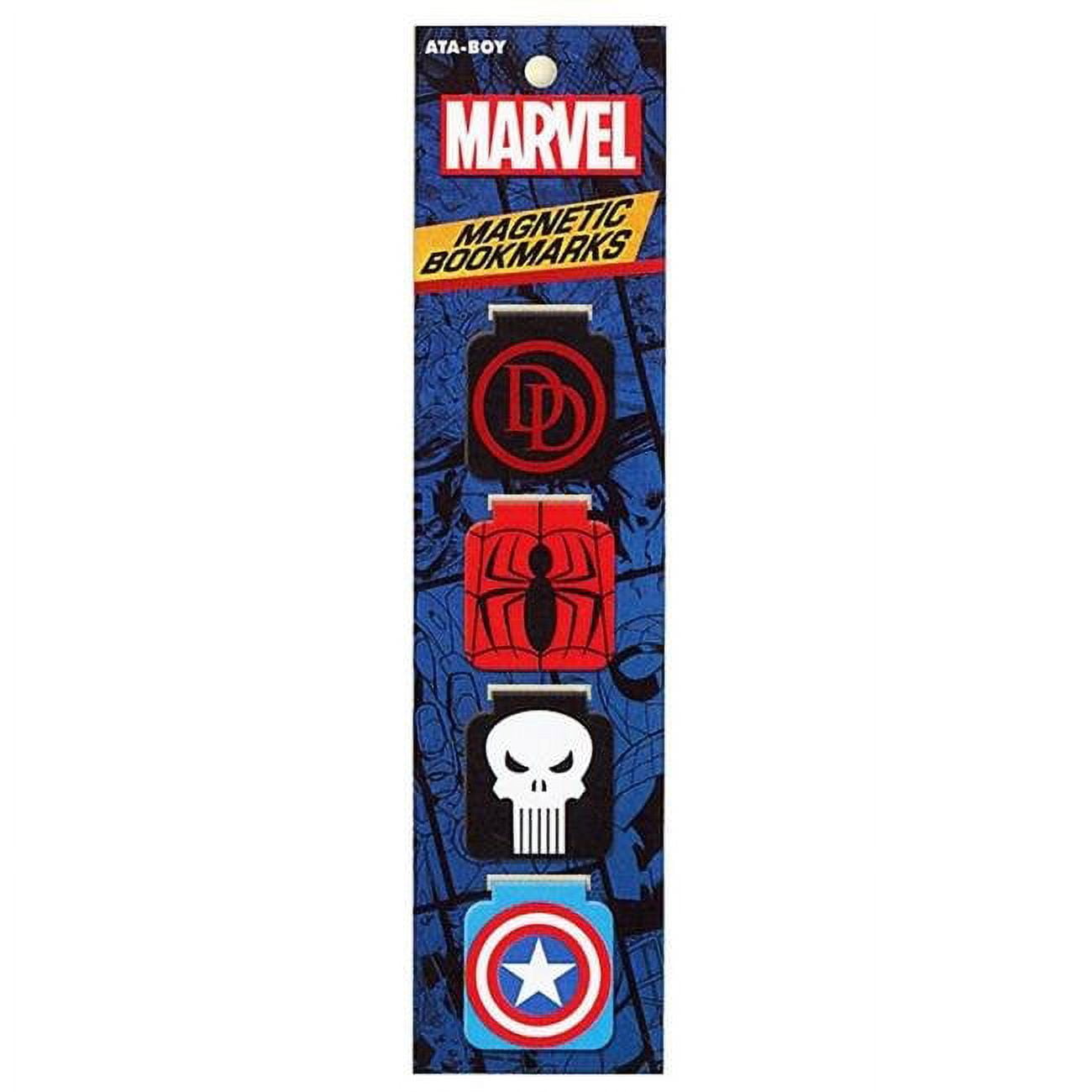 Avengers 110811 Avengers Marvel Logos Bookmark Set - Walmart.com