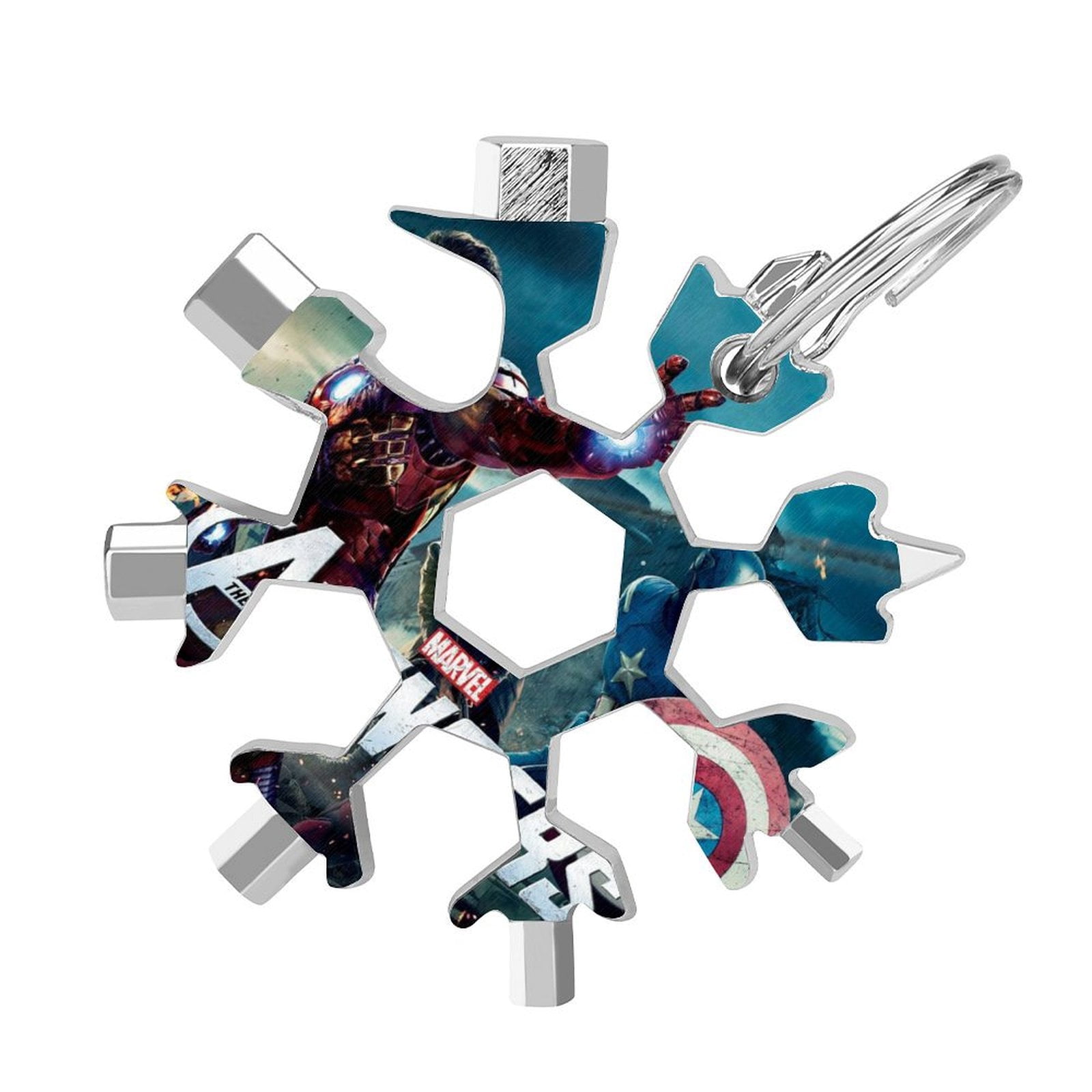 Avengers 19-in-1 Snowflake Multi Tool, Bottle Opener/Flat Phillips ...