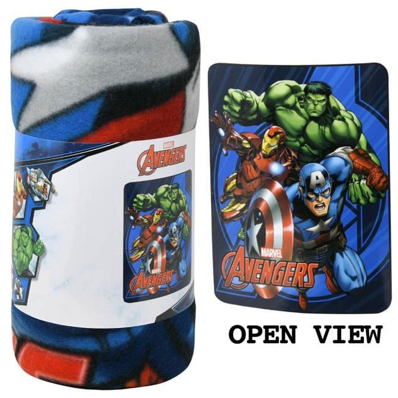 Avengers 30392095 45 x 60 in. Fleece Throw - Walmart.com