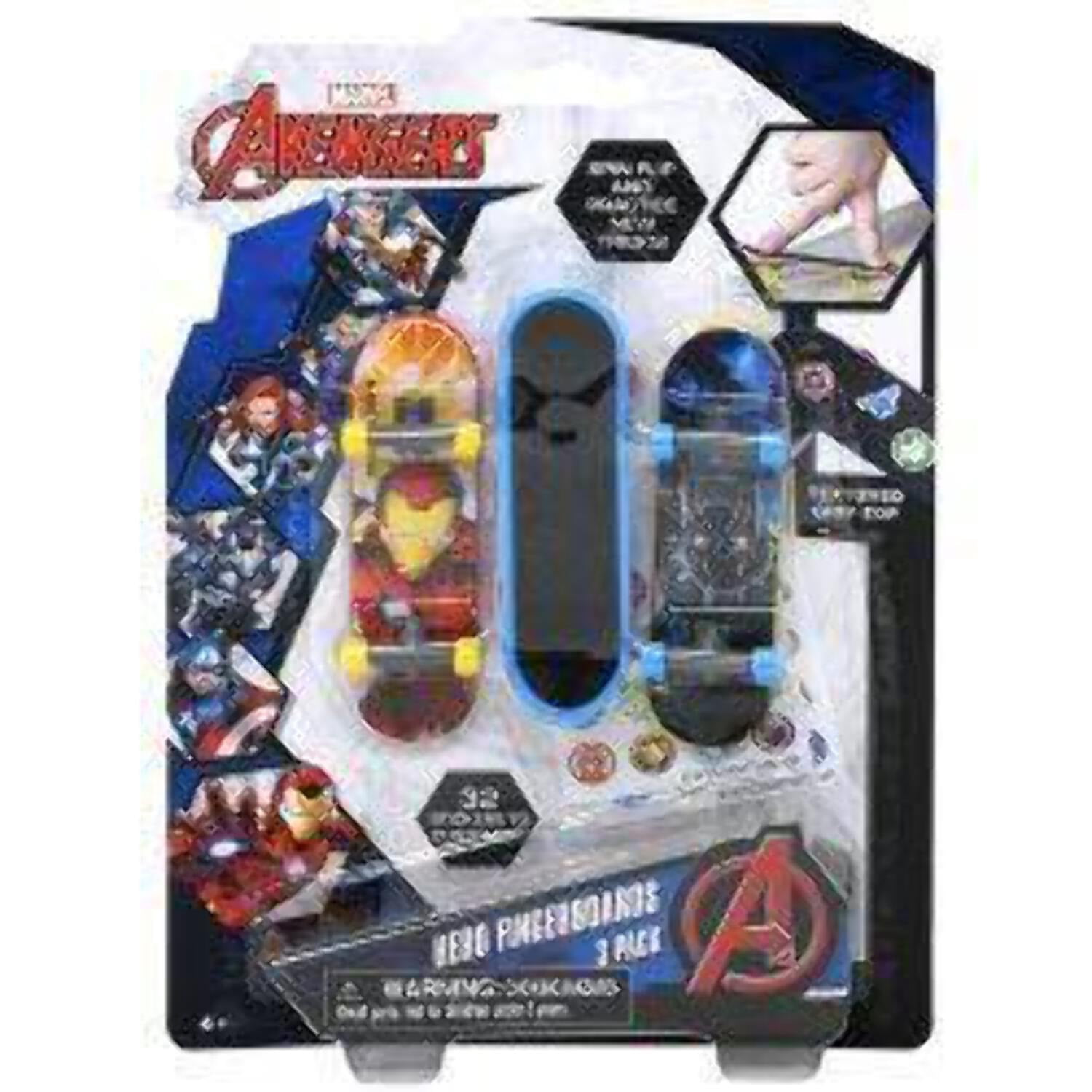 Avengers 3pk Fingerboards with accessories - Walmart.com