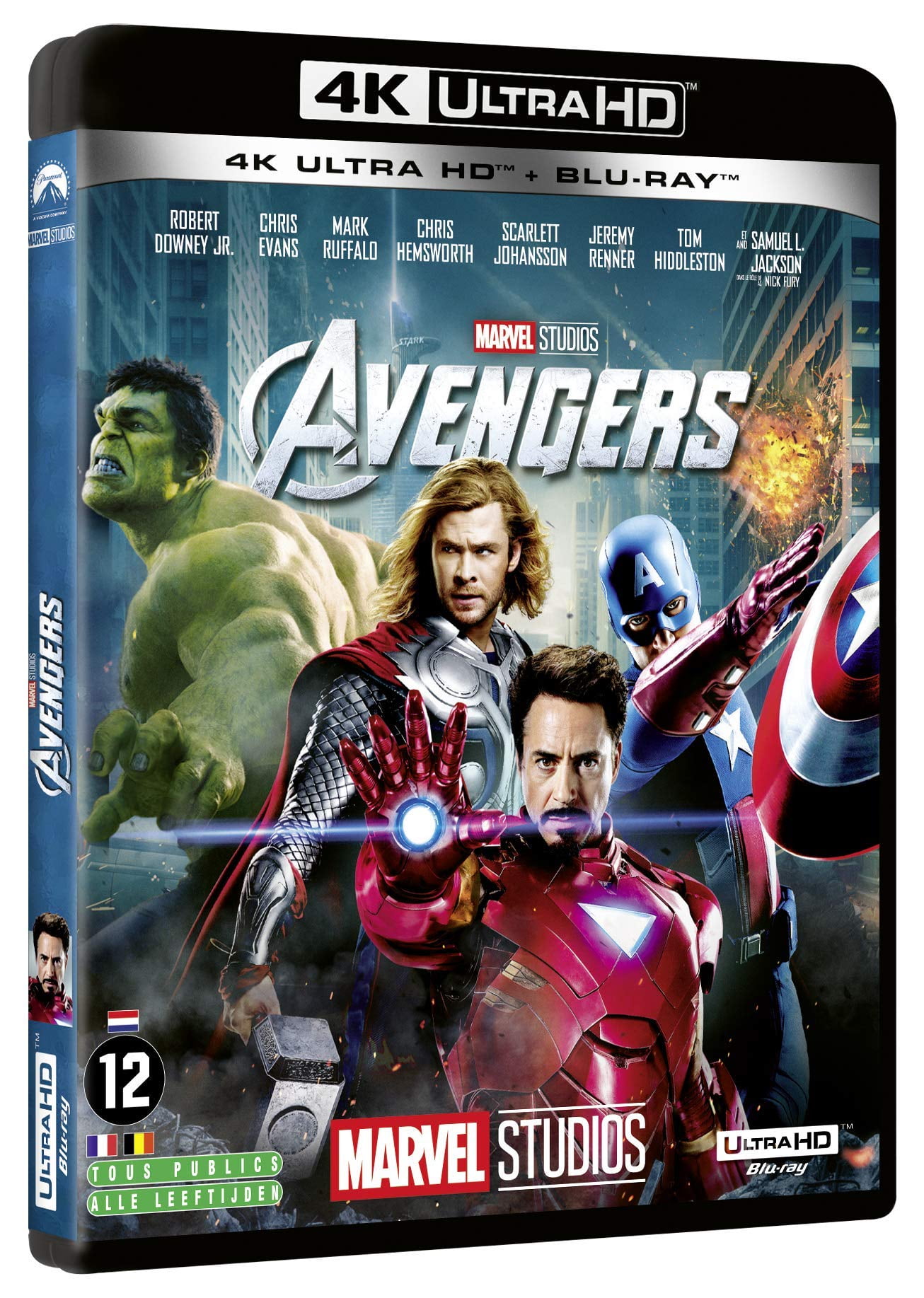 Avengers 4k Ultra-HD (4K Ultra HD) Robert Jr. Downey Chris Evans Joss Whedon - Walmart.com