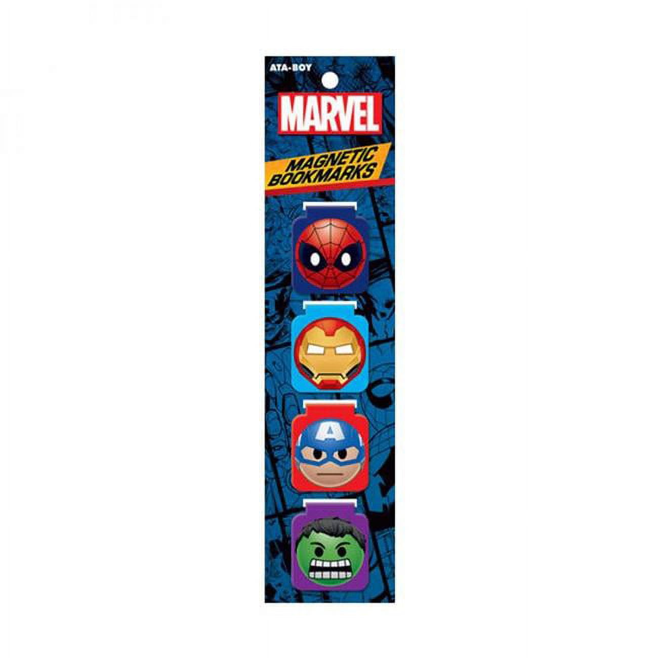 Avengers 796213 Avengers Magnetic Bookmarks - 4 Piece - Walmart.com