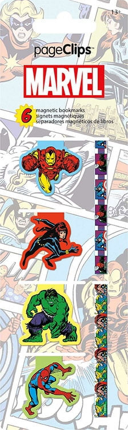 Marvel Classic Characters Magnetic Page Clips - Walmart.com