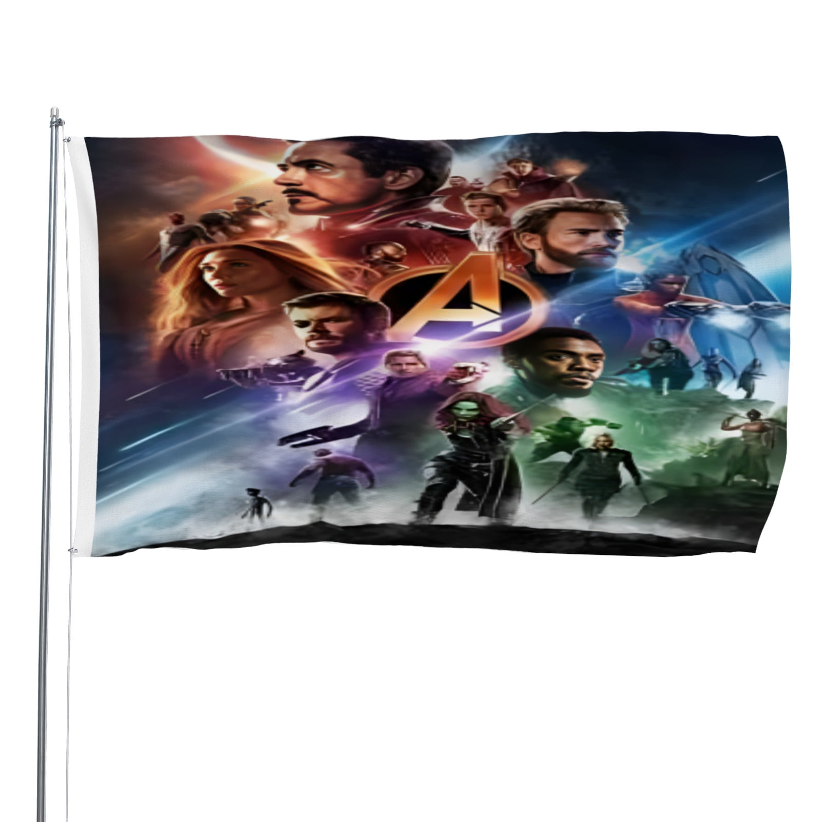 Avengers Assemble flag perfect for outdoor decoration, can be hung indoors, outdoor lawn ...