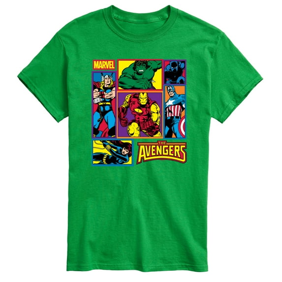 Avengers - Avengers Grid - Men's Short Sleeve Graphic T-Shirt - Walmart.com