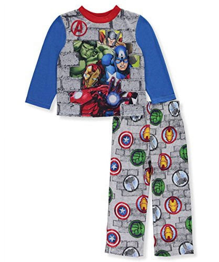 Avengers Big Boys' "Break In" 2-Piece Pajamas (Sizes 8 - 20) - blue ...