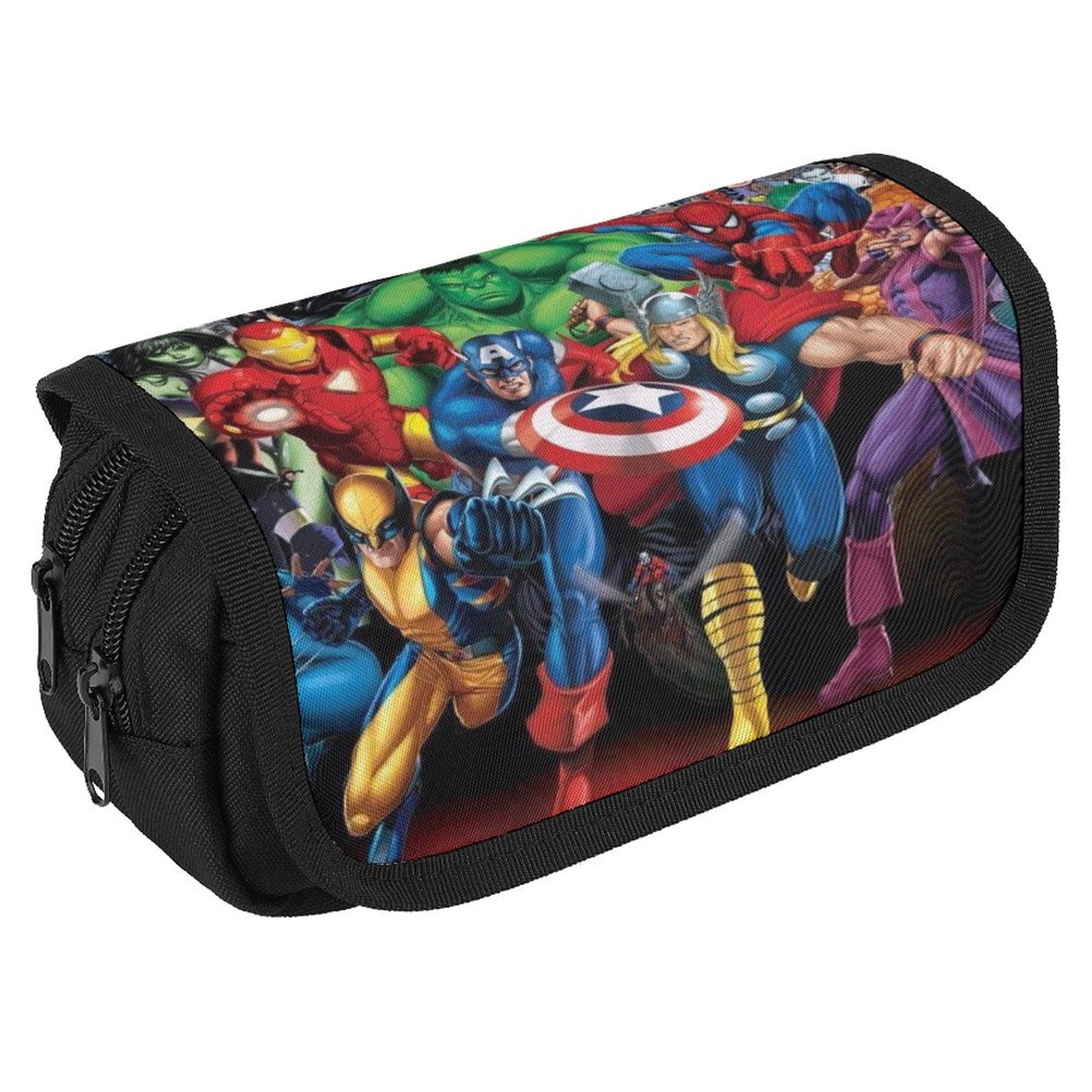 Avengers Big Capacity Pencil Case Bag with Zipper, Aesthetic Pencil ...